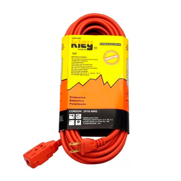 Extensión Uso Rudo 8 Mts Naranja KLEY KLEIMAN EXT-020 - Ferretera la Fama Extensión Uso Rudo 8 Mts Naranja KLEY KLEIMAN EXT-020 - Ferretera la Fama