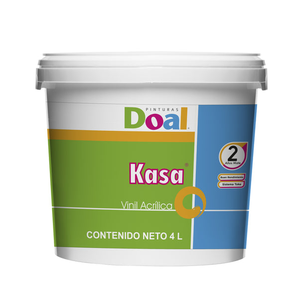 Vinilica-Acrilica Blanco Ostion 4 Litros 110 KASA DOAL - Ferretera la Fama