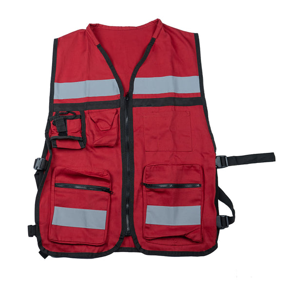 Chaleco Brigadista Rojo Unitalla VIVA (CHA-BRI-R) - Ferretera la Fama