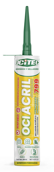Silicón Ácrilico Acrycaulk-799 Blanco 280 Ml OCI A799W4524 - Ferretera ...