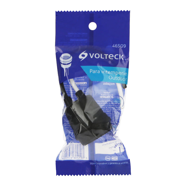 Socket Intemperie de Hule VOLTECK (POIN-10) (46509) - Ferretera la Fama